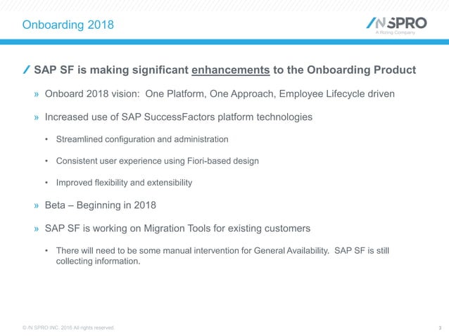 SAP SuccessFactors Recruiting and Onboarding 2018 | PPTX | Web Development | Internet