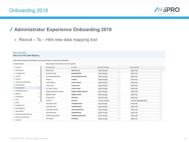 SAP SuccessFactors Recruiting and Onboarding 2018 | PPTX | Web Development | Internet