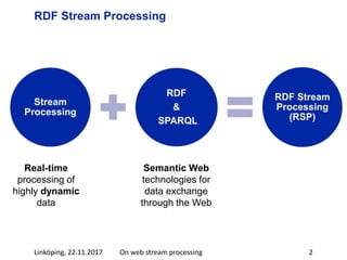 On web stream processing | PPT