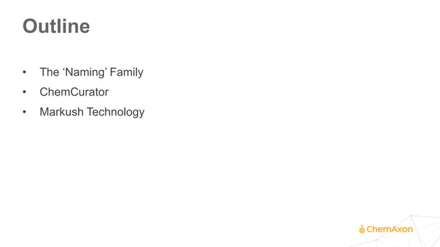 II-PIC 2017: Product Presentation ChemAxon | PPT