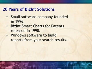II-PIC 2017: Product Presentation BizInt | PPT
