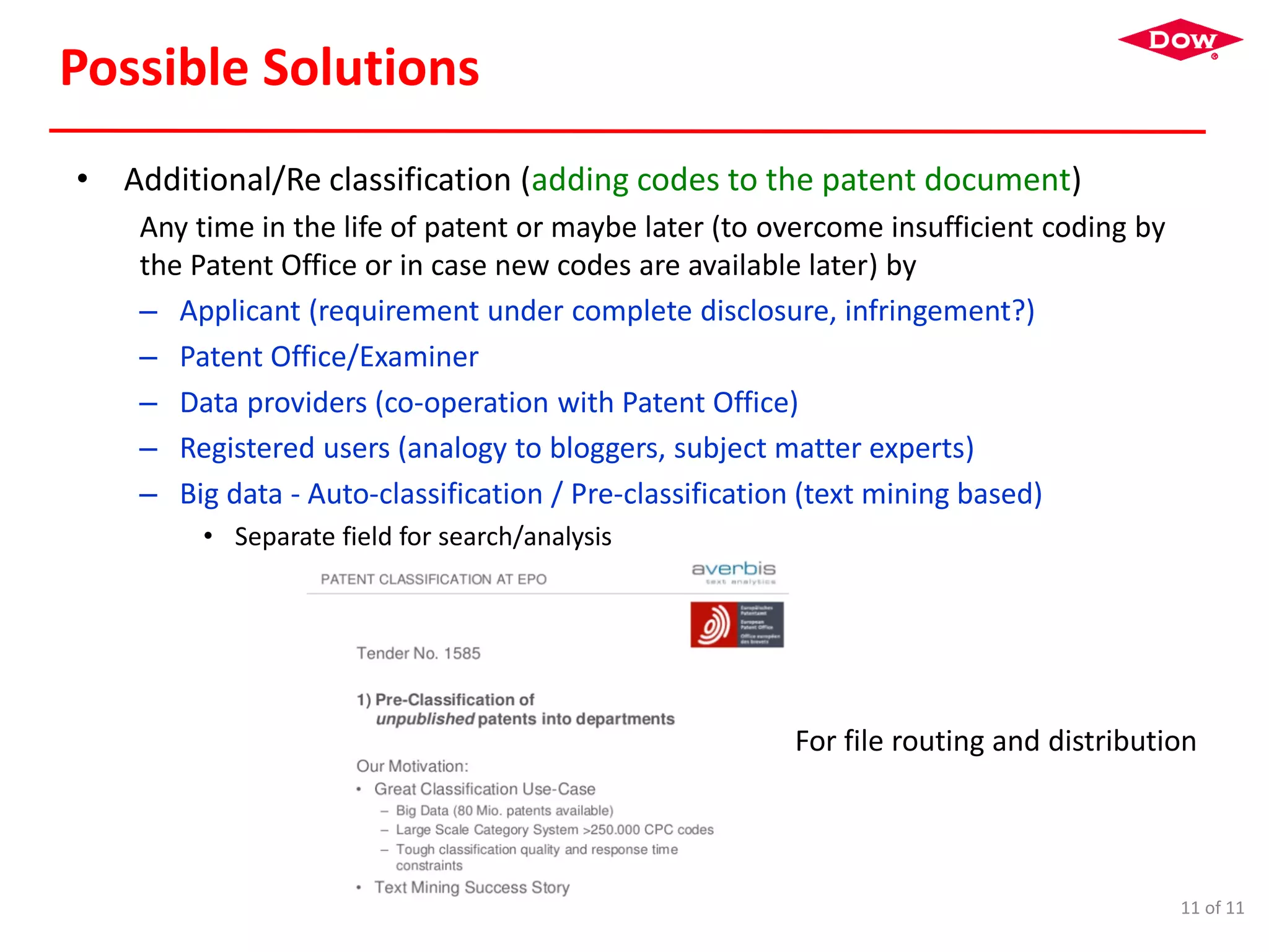 II-PIC 2017: Case of Classification Codes | PPT