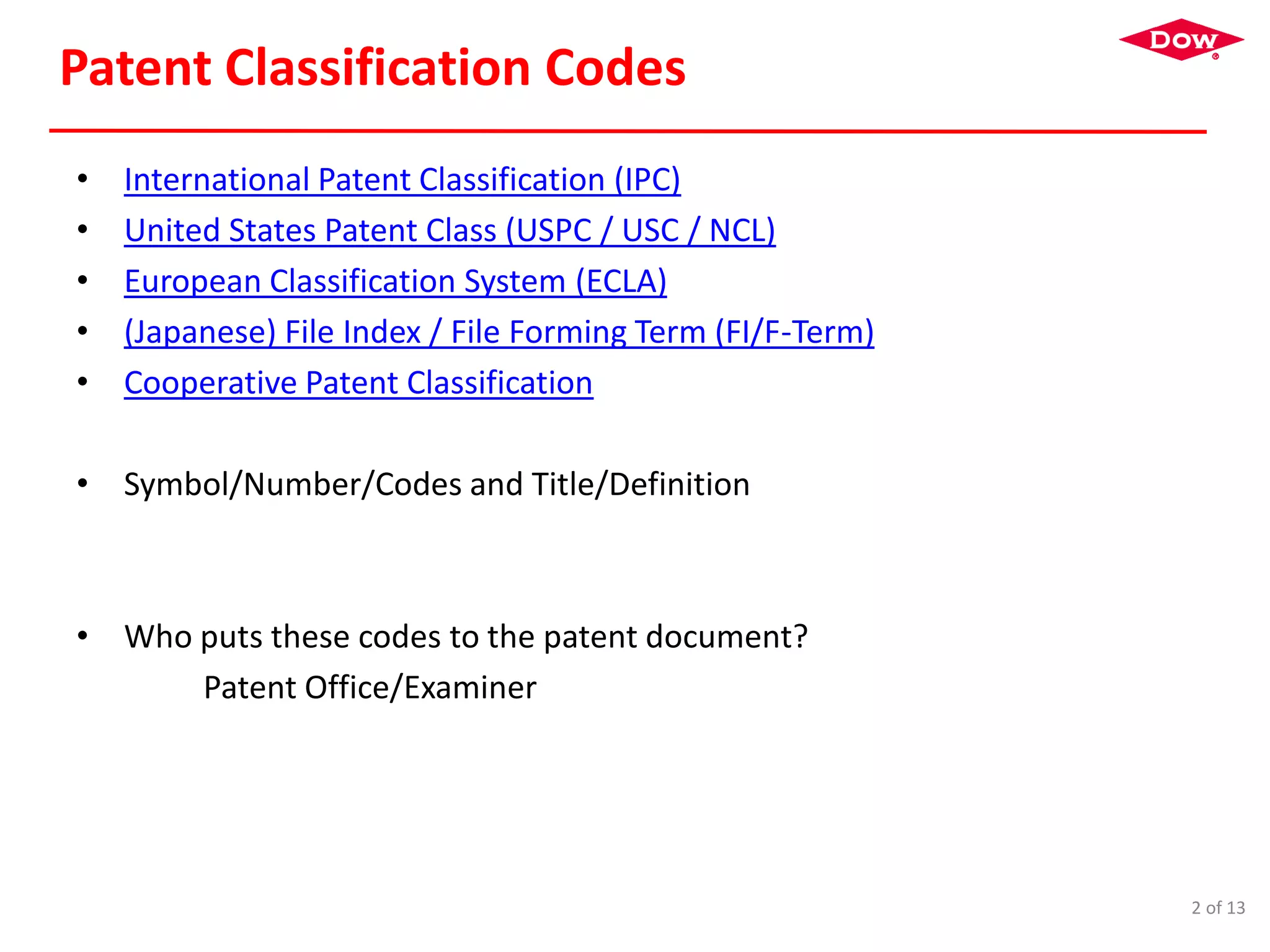II-PIC 2017: Case of Classification Codes | PPT