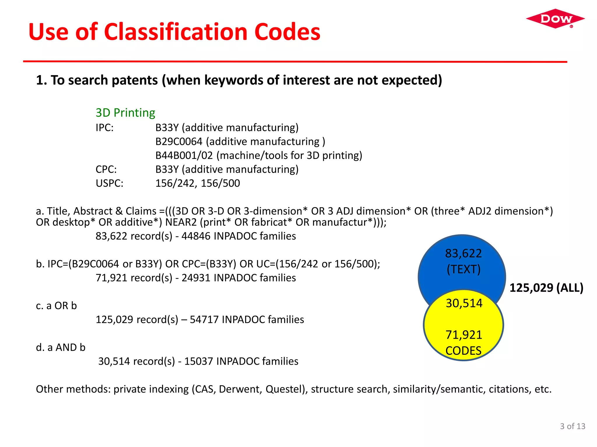 II-PIC 2017: Case of Classification Codes | PPT