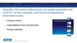 II-PIC 201: Product Presentation CAS / STN | PPT