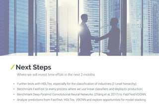 Applied Deep Learning for Text Classification - Examples from the HR ...