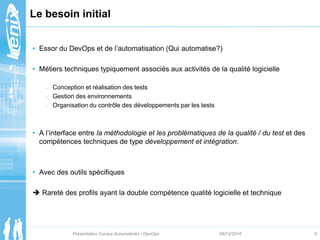 20171122 04 - Automatisation - formation et certifications | PPT