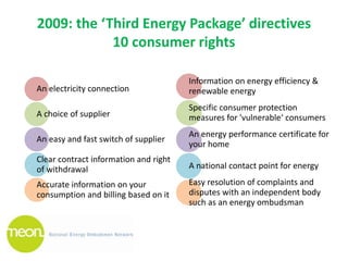 Consumer protection in the EU & the role of energy ombudsmen | PPTX