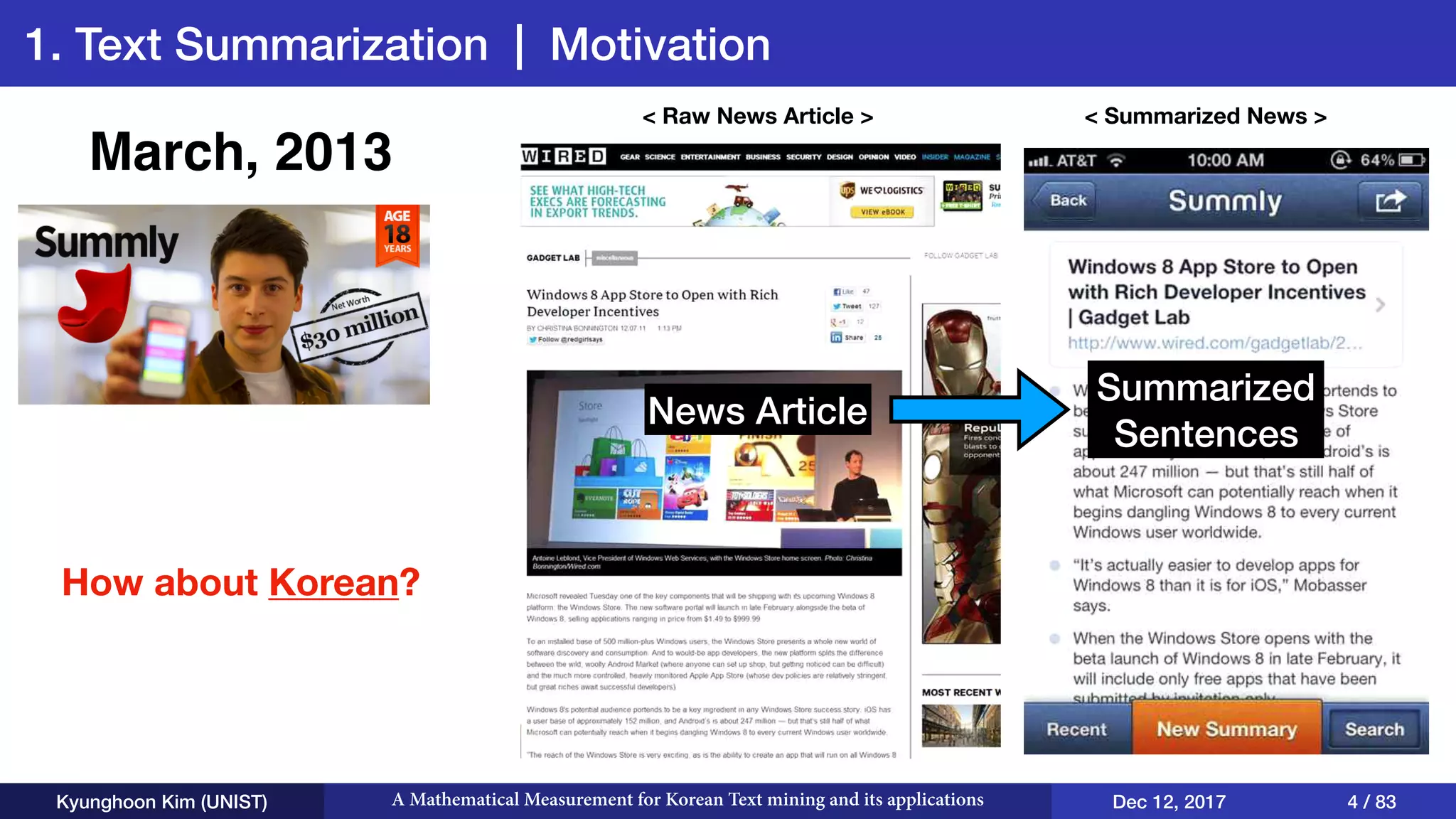 Korean Text mining | PPT | Free Download