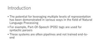 A Joint Many-Task Model: Growing a Neural Network for Multiple NLP Tasks | PPT