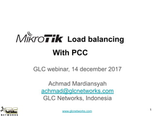 Mikrotik Load Balancing with PCC | PDF