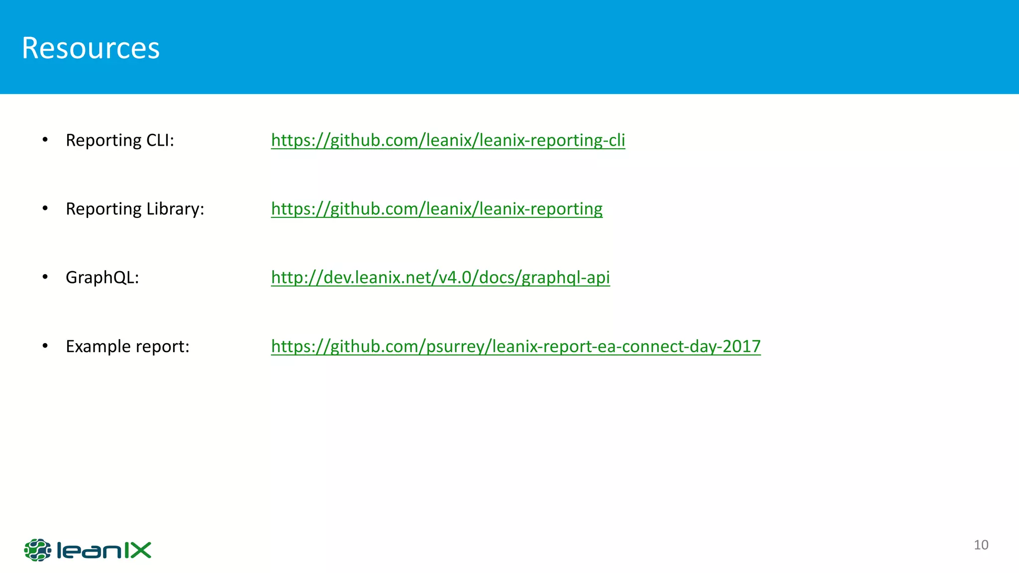GraphQL Part 3: LeanIX Reporting Framework | PDF