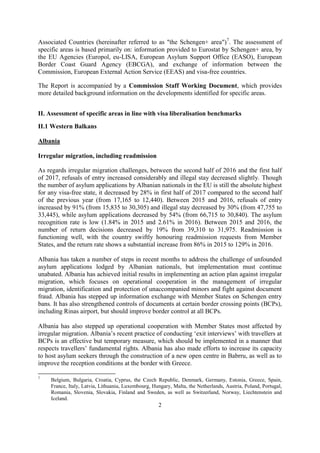 Звіт Єврокомісії щодо механізму призупинення візового режиму з Україною ...