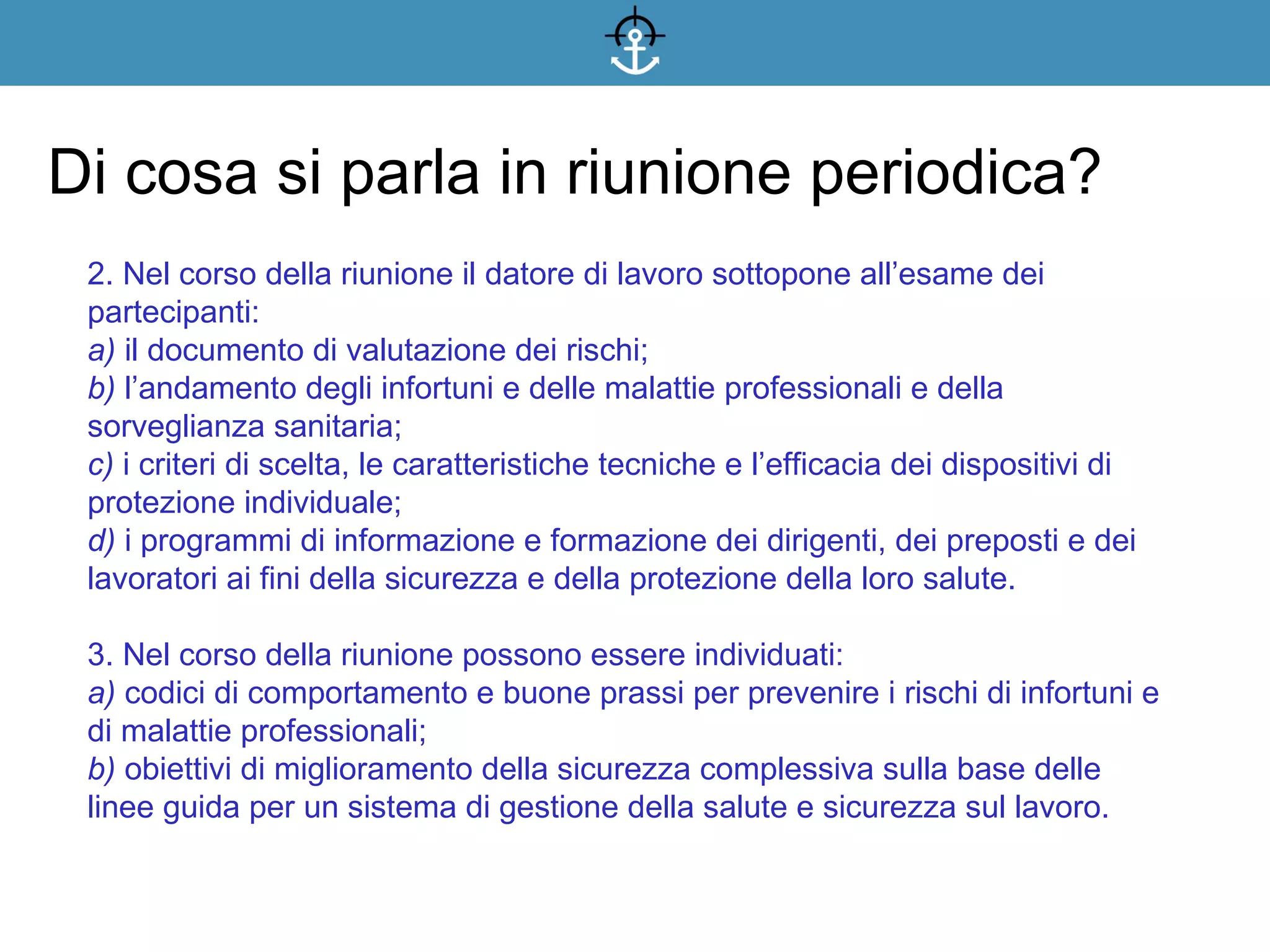 Riunione periodica: facile con AimSafe | PPT