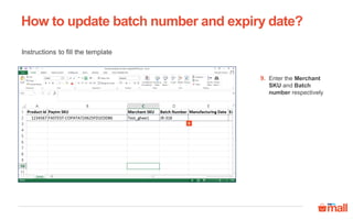 Cataloguing- Update batch number & expiry date | PPT