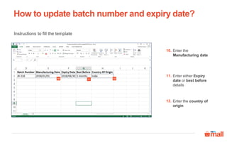 Cataloguing- Update batch number & expiry date | PPT