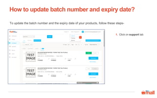 Cataloguing- Update batch number & expiry date | PPT