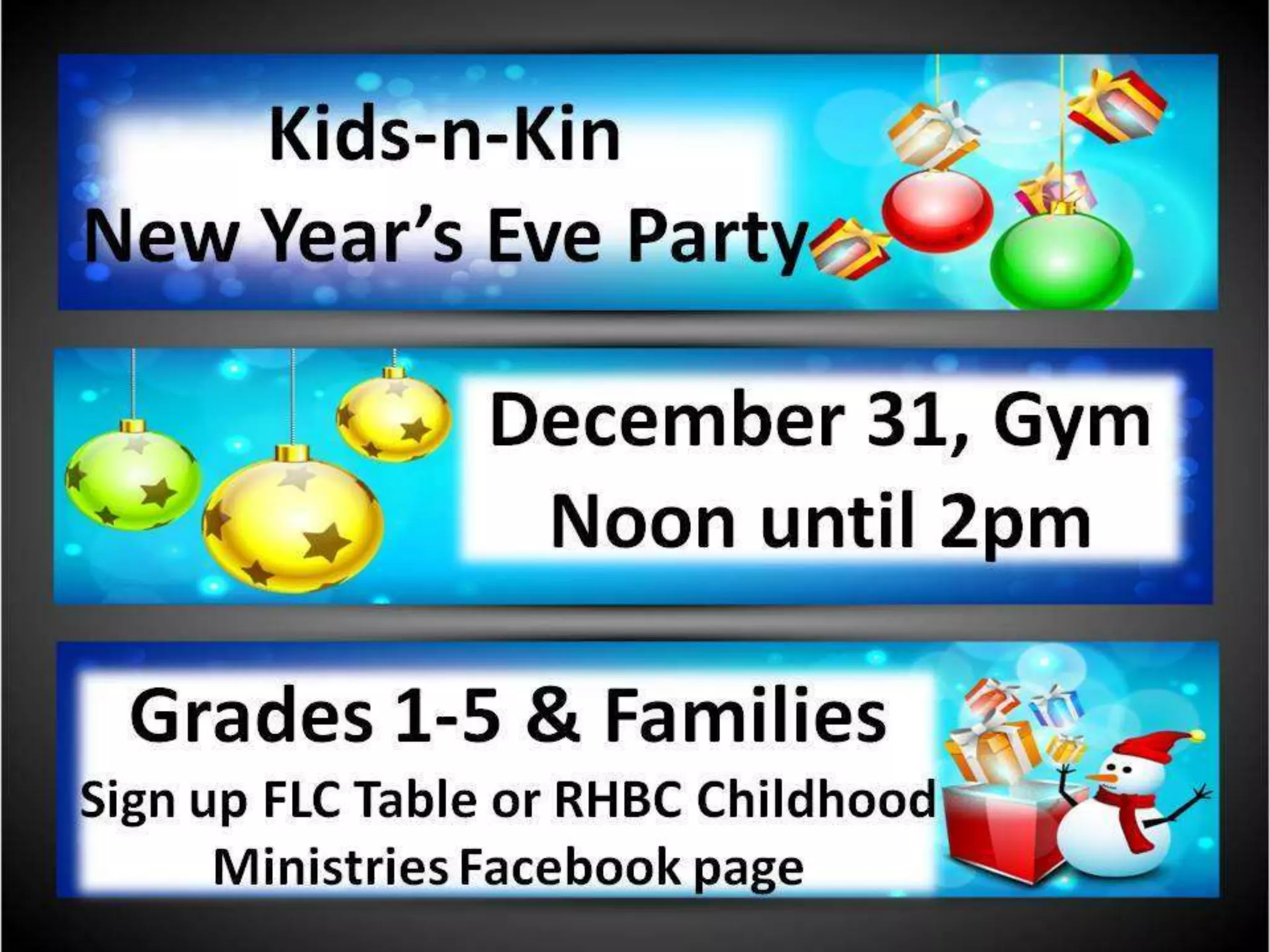 RHBC Announcements | PPT