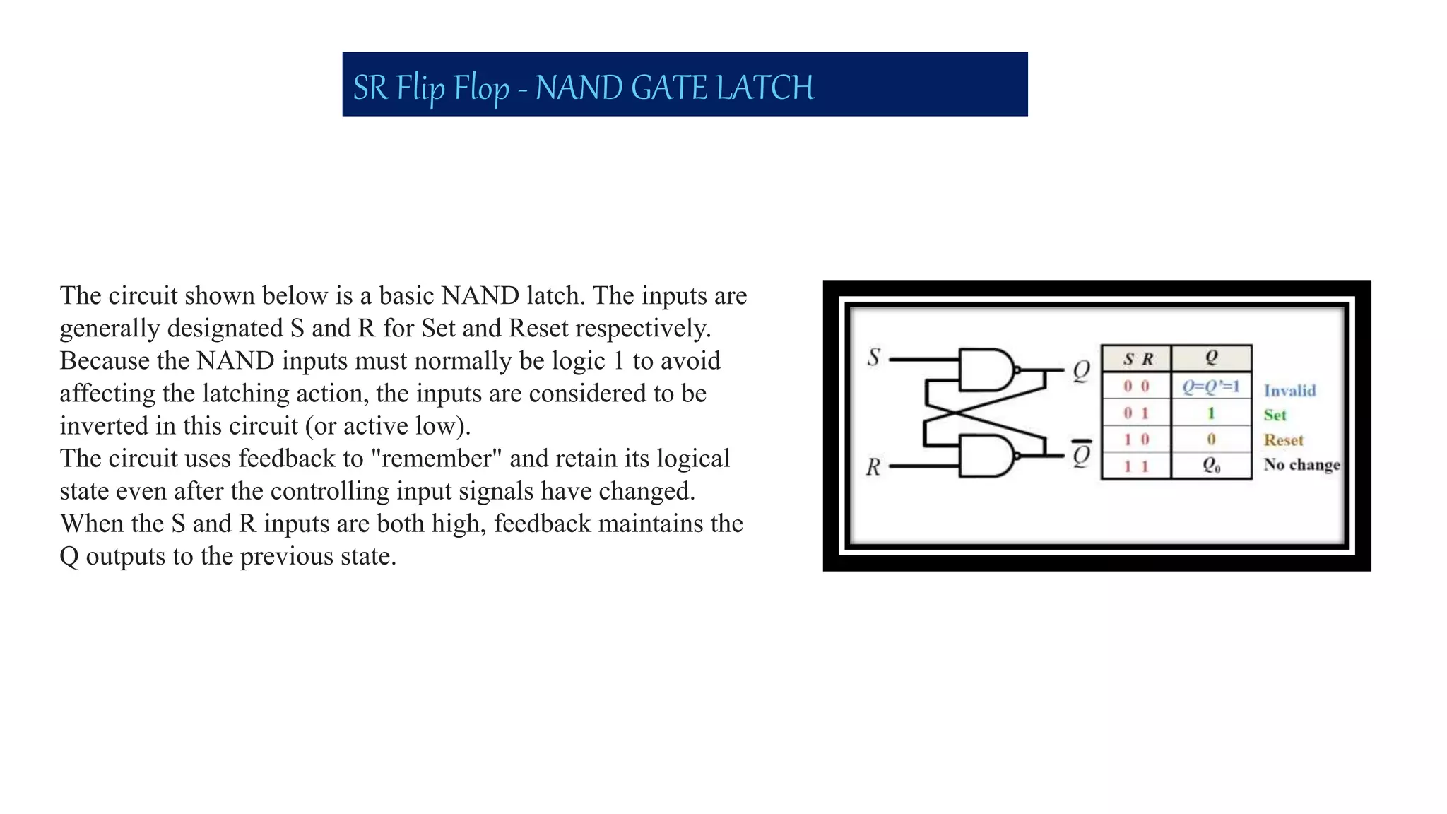 Presentation On Flip-Flop | PPTX