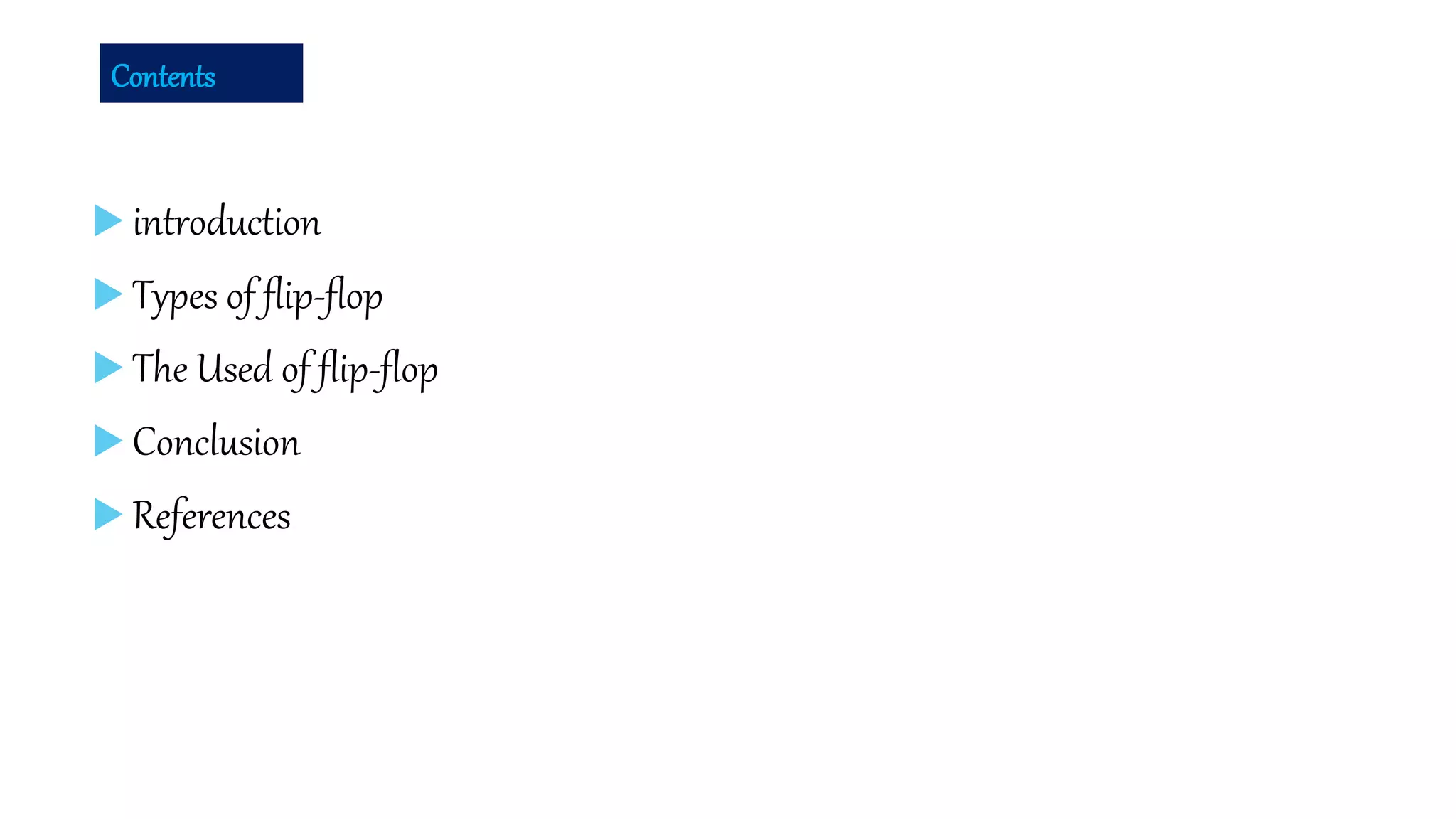 Presentation On Flip-Flop | PPTX