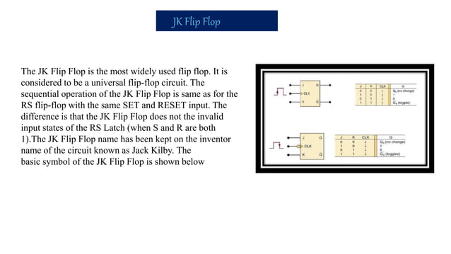 Presentation On Flip-Flop | PPTX