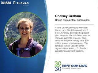 Meet the 2017 30 Under 30 Rising Supply Chain Stars | PPT