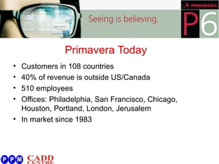 Primavera Project Management | PPT