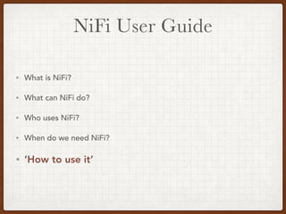 Apache NiFi User Guide | PDF