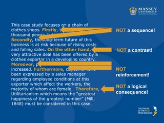 Firstly, secondly ... stop! | PPTX