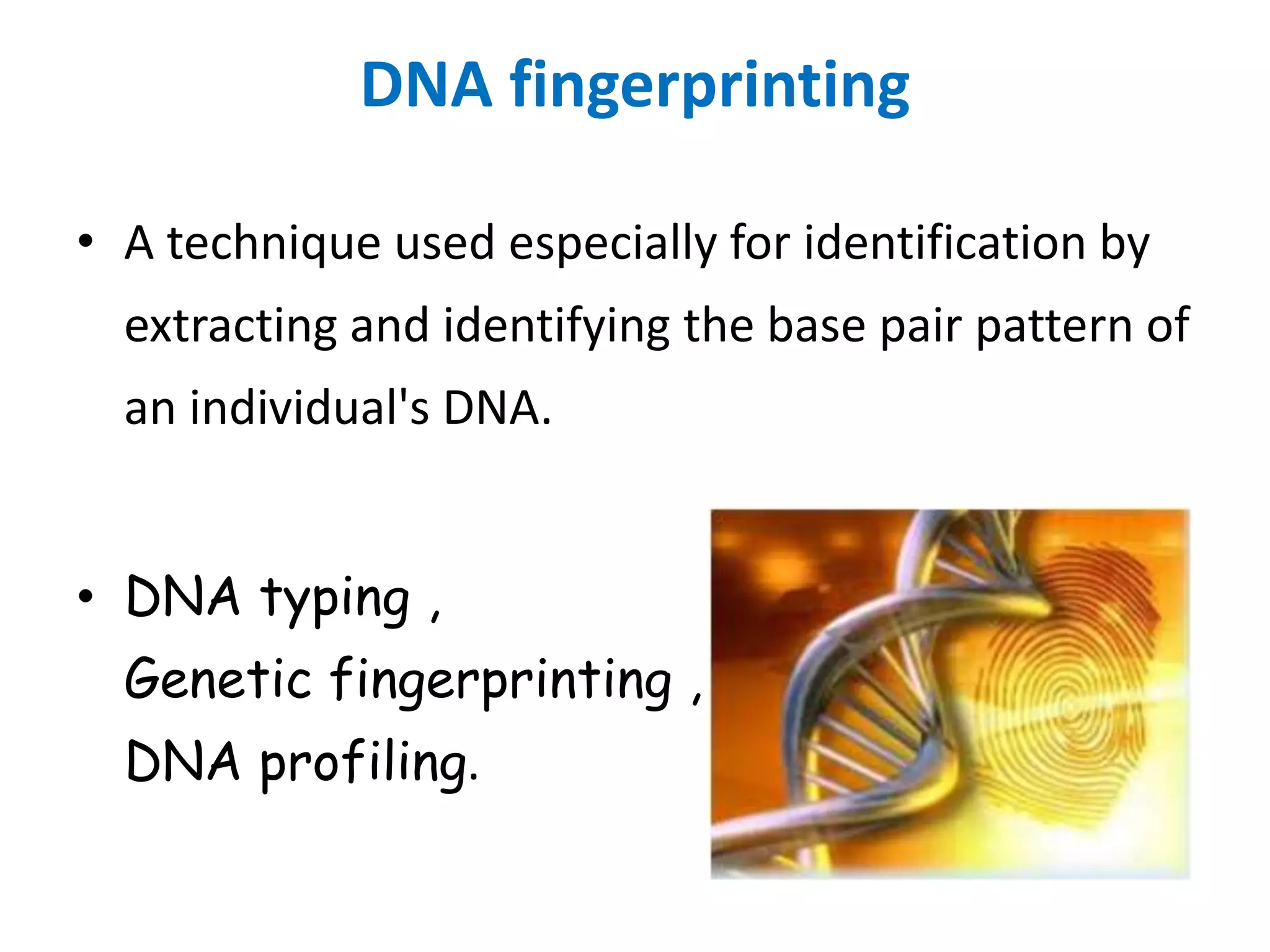 fingerprinting | PPT