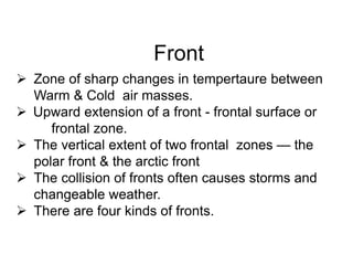 Air masses And FRonts | PPTX
