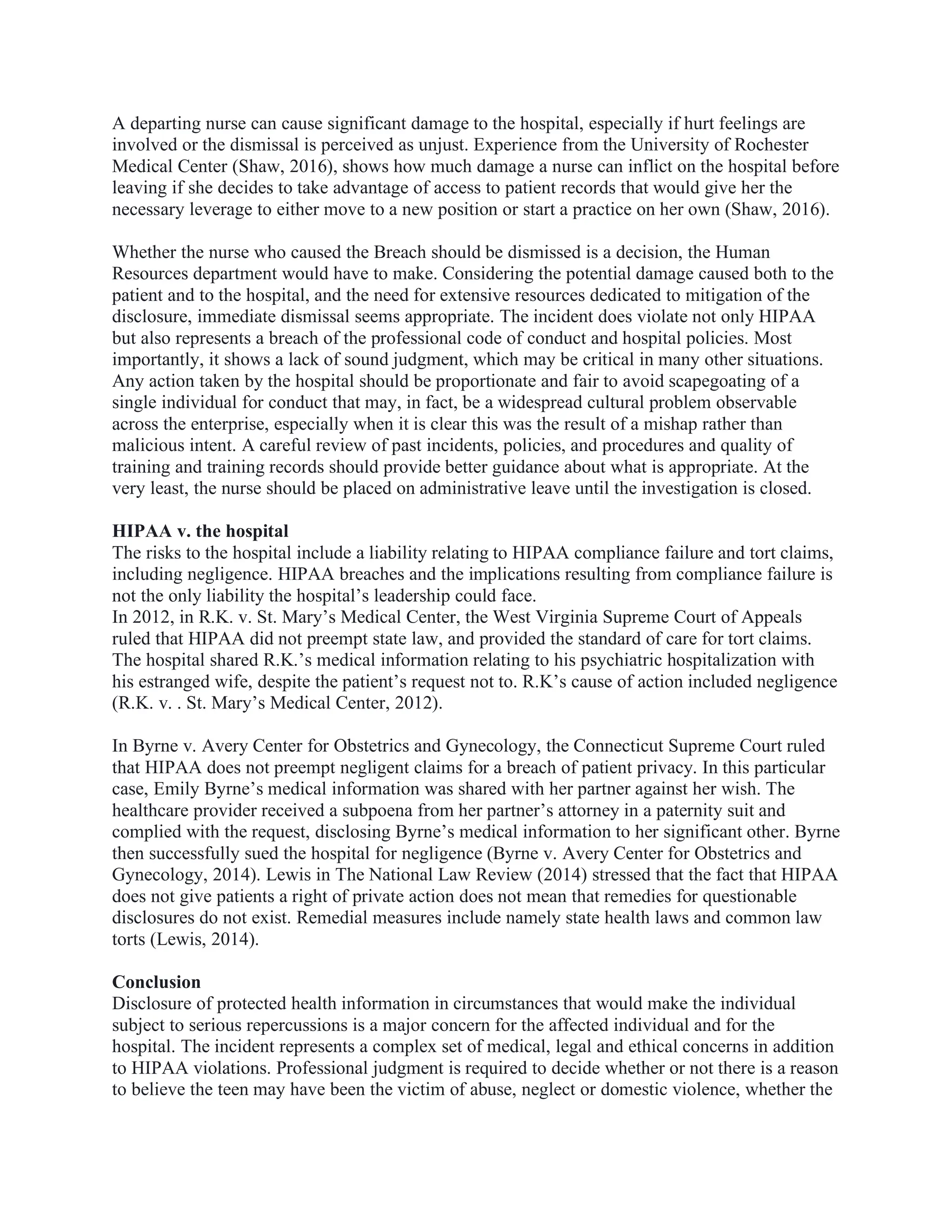 Handling a high-risk HIPAA Breach | PDF