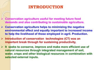 Resource Conservation Technology for Management of Soil Health | PPT