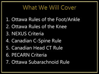 Radiographic Decision Making | PPTX