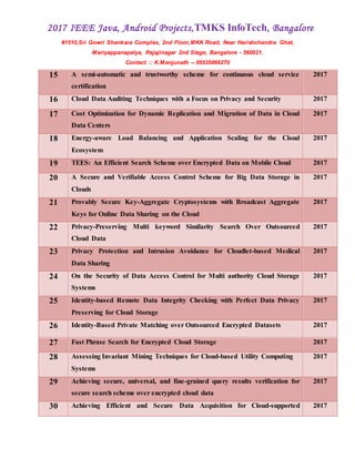 2017 and 2018 Software Engineering | PDF