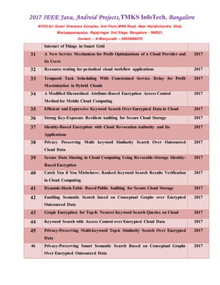 2017 and 2018 Software Engineering | PDF