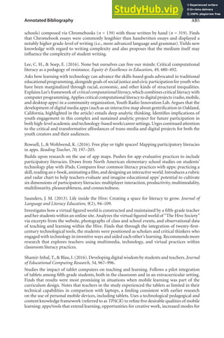 2017 Annotated Bibliography Of Research In The Teaching Of English | PDF