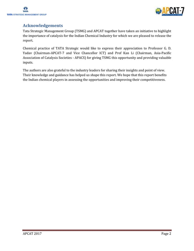 7th Asian Pacific Congress on Catalysis (APCAT), 2017: Catalysis for ...