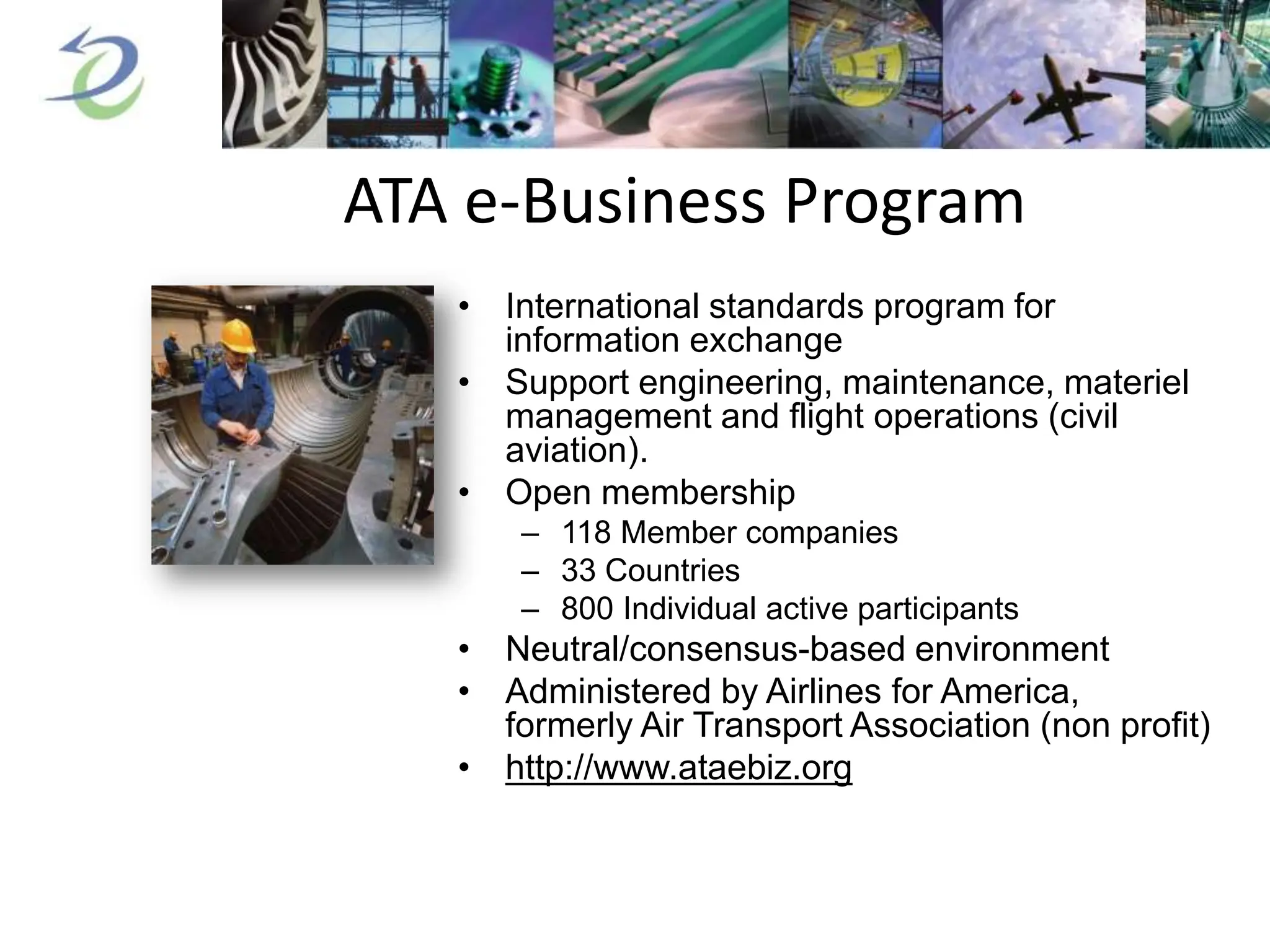 ATA e-Aviation Business Standards Overview | PPT