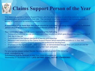 2017 Award Nomination and Criteria | PDF