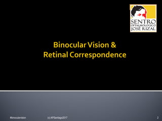 2017 Binocular Vision & Amblyopia | PDF