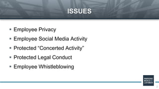 Employees' Off-the-Job Conduct - Employee Rights and Employee Risks | PPT