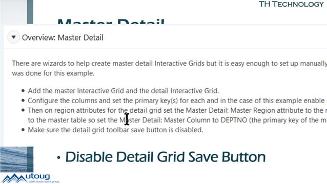 Going To The Grid Tabular Form Edition Oracle Apex Editable Interactive Grids Pdf