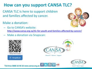 Childhood Cancer Awareness - CANSA 2017 | PPTX