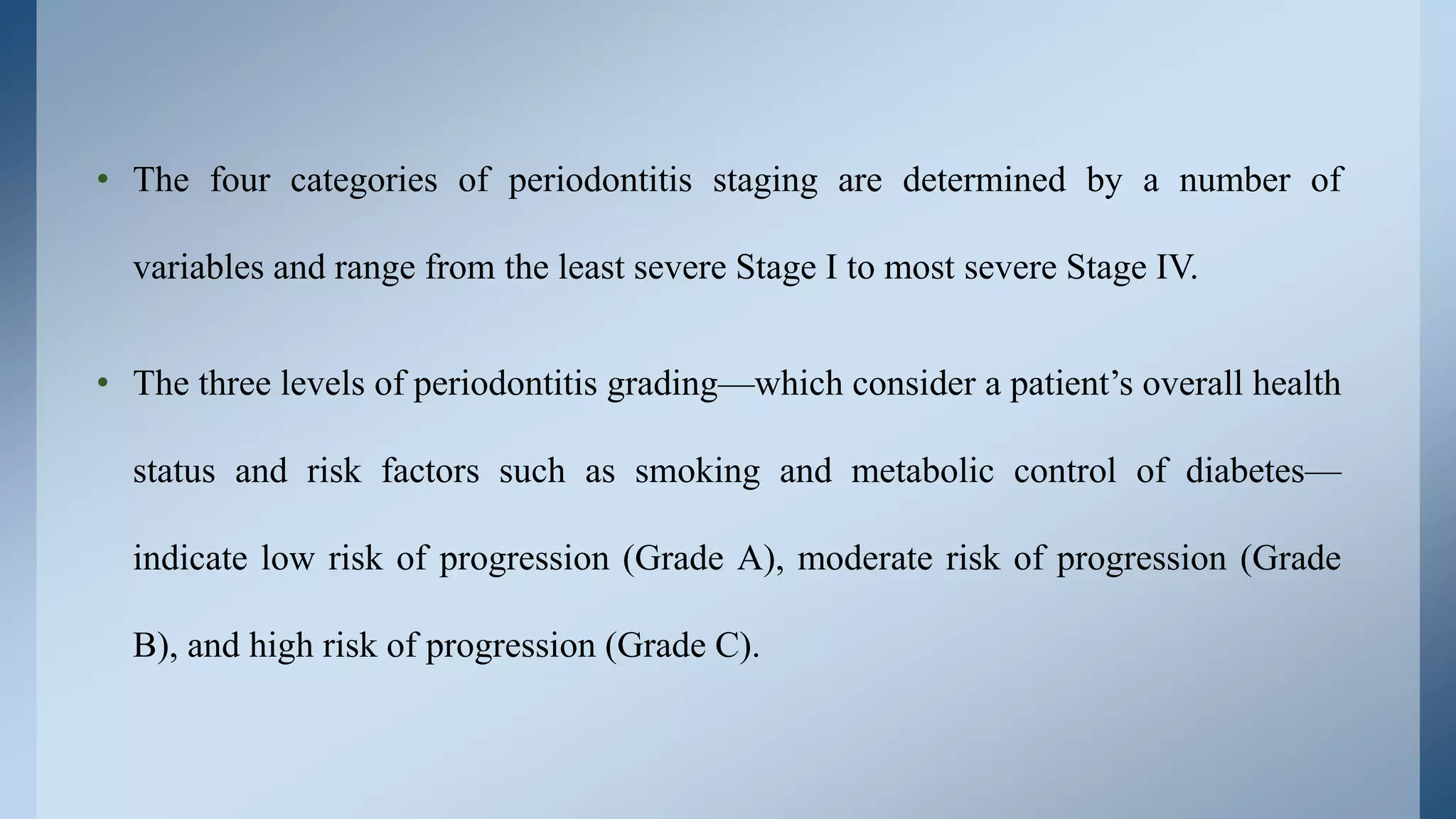 2017 classification of periodontal and periimplant diseases | PPTX