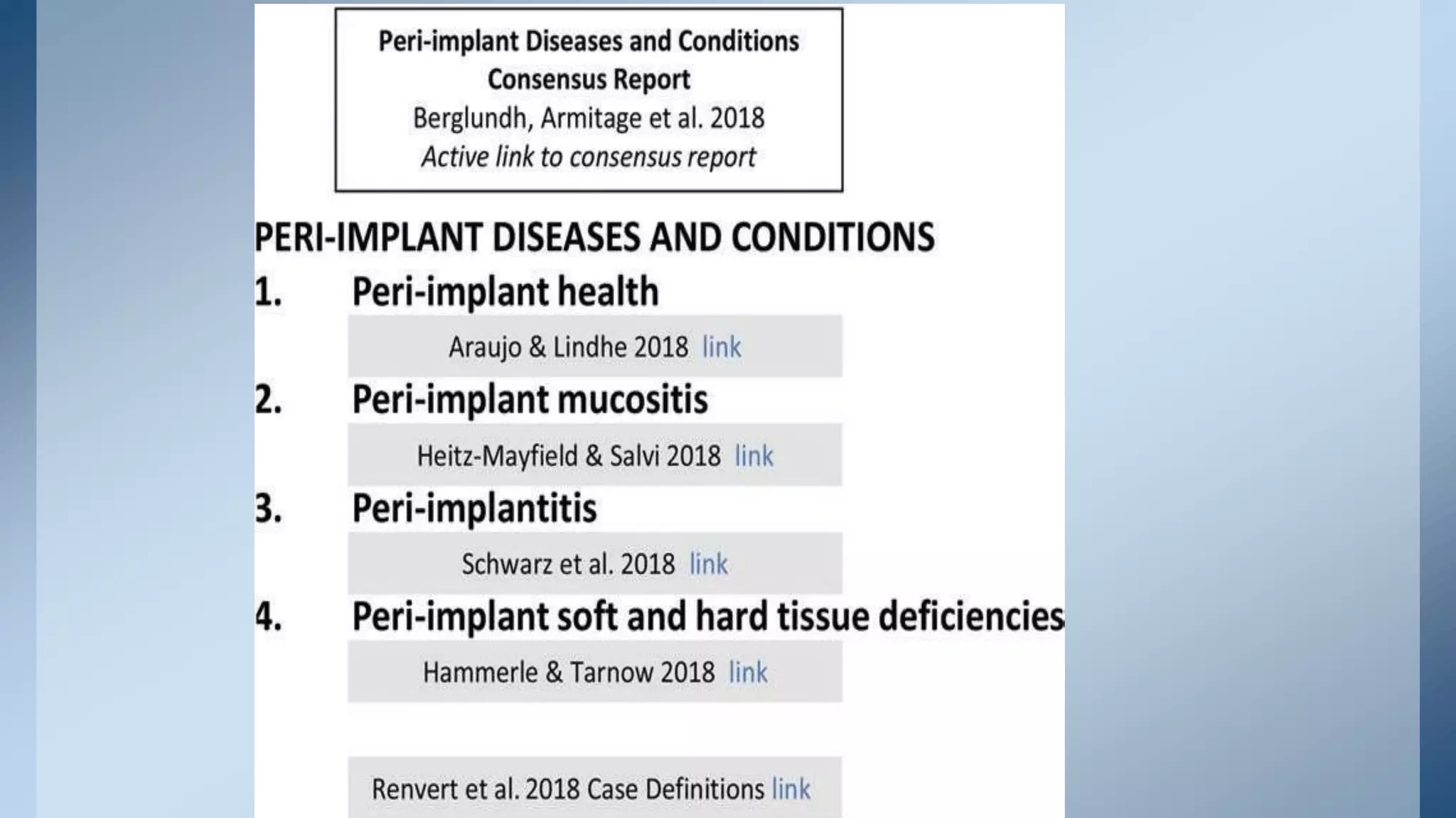 2017 classification of periodontal and periimplant diseases | PPTX
