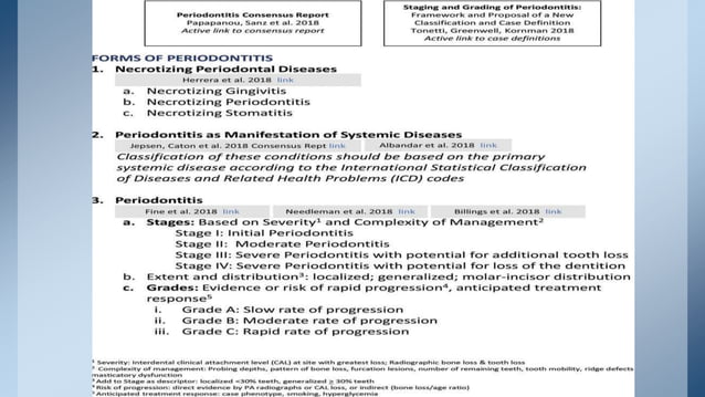 2017 classification of periodontal and periimplant diseases | PPTX