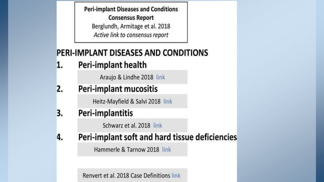 2017 classification of periodontal and periimplant diseases | PPTX