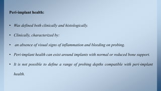 2017 classification of periodontal and periimplant diseases | PPTX