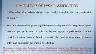 2017 classification of periodontal and periimplant diseases | PPTX